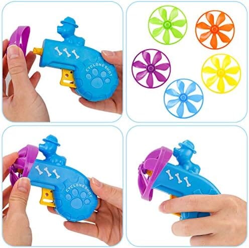 Fun Levels of Interactive Play Cat Toys with 5 Colors Flying Propeller ...