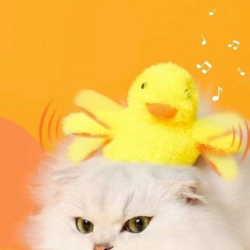 Interactive Cat Exercise Toys with Lifelike Quacking Sound - Pet Clever