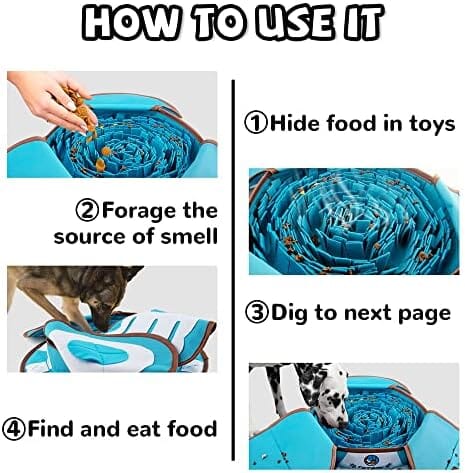 Interactive Dog Enrichment Games for Boredom Encourage Natural Foragin ...