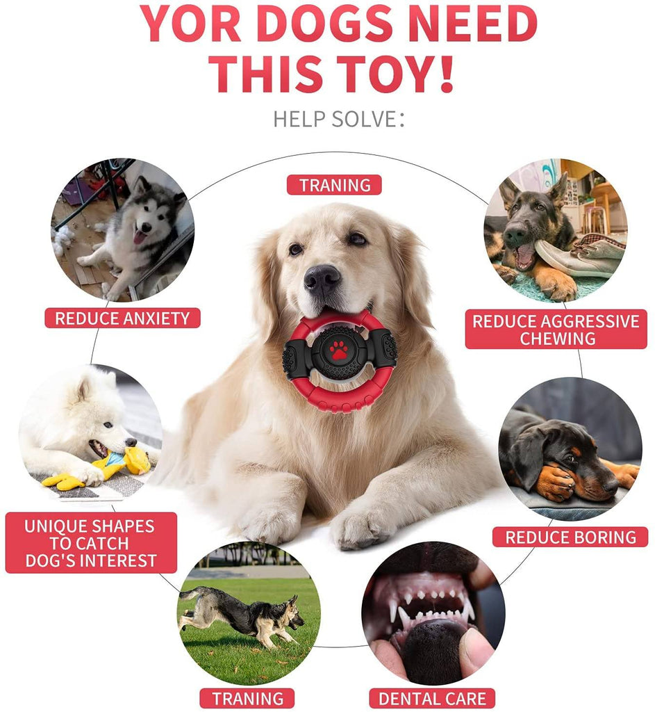 Natural Rubber Dog Teeth Cleaning Toys - Pet Clever