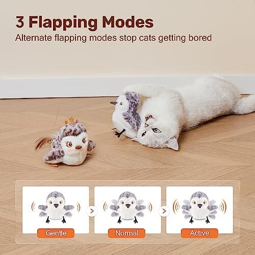 Rechargeable Touch Activated Kitten Toy - Pet Clever